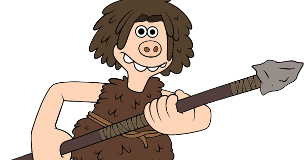 Early Man Clip Art (PNG Images) | Cartoon Clip Art